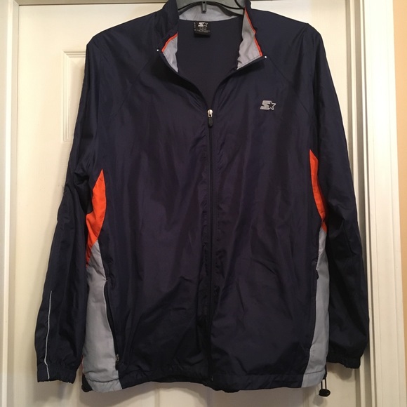 STARTER | Jackets & Coats | Large Starter Windbreaker In Orange And ...